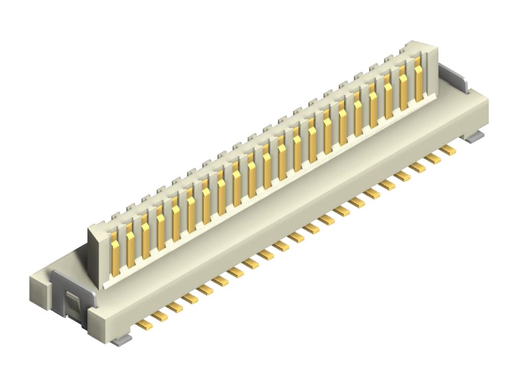 1.0mm Fine Pitch Board to Board Plug To Socket Connector Height 4.46mm ...