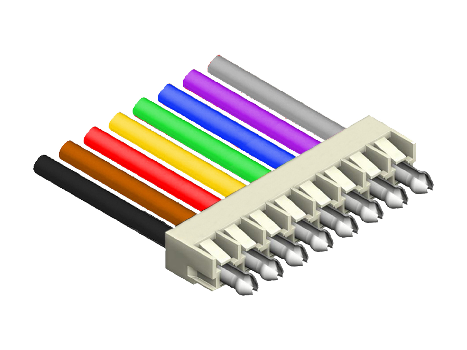 3.96mm Housing Single Row Connector Board In Type 1320H Series