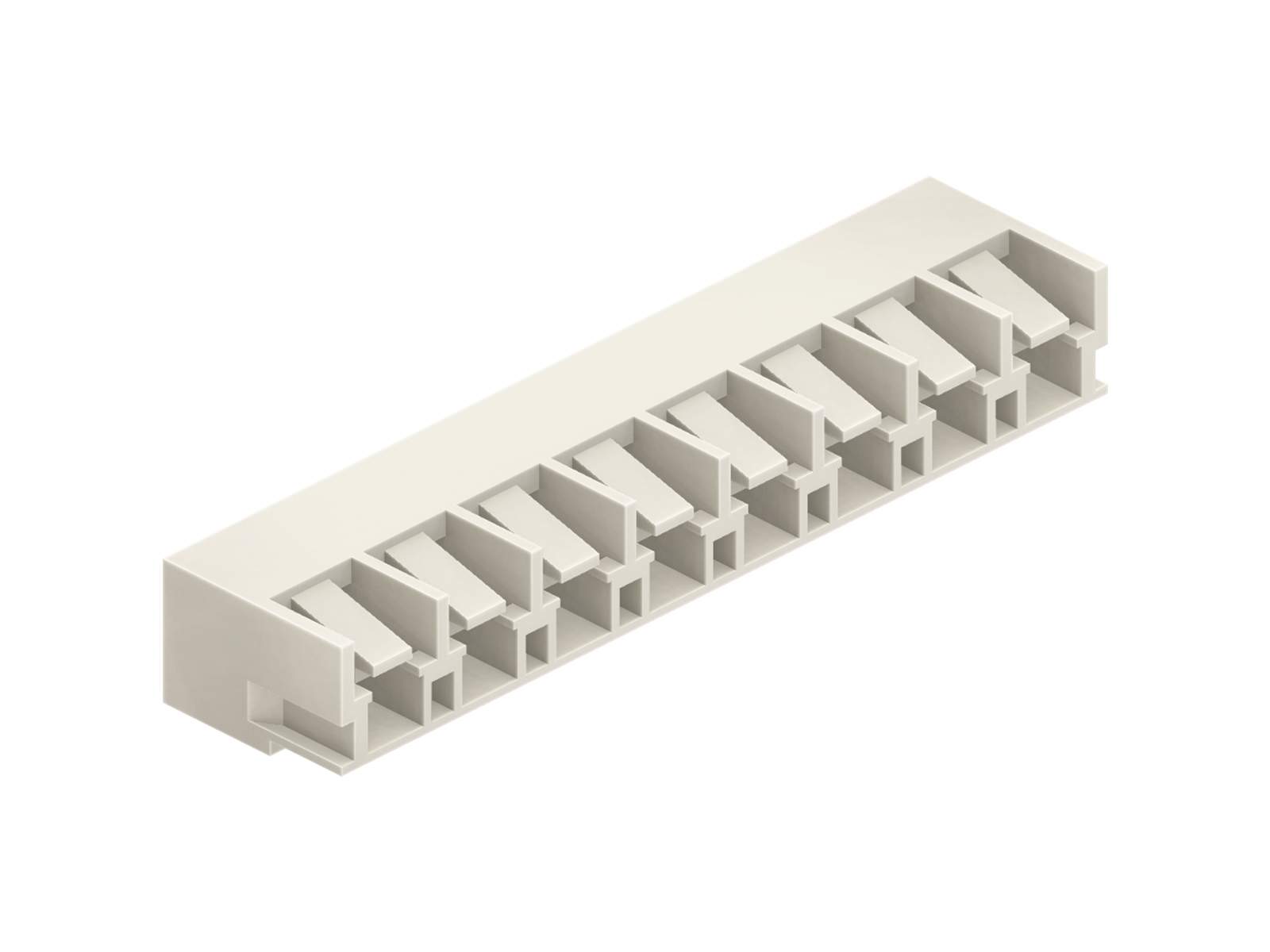3.96mm Wire to Board Housing Single Row Connector Board In Type