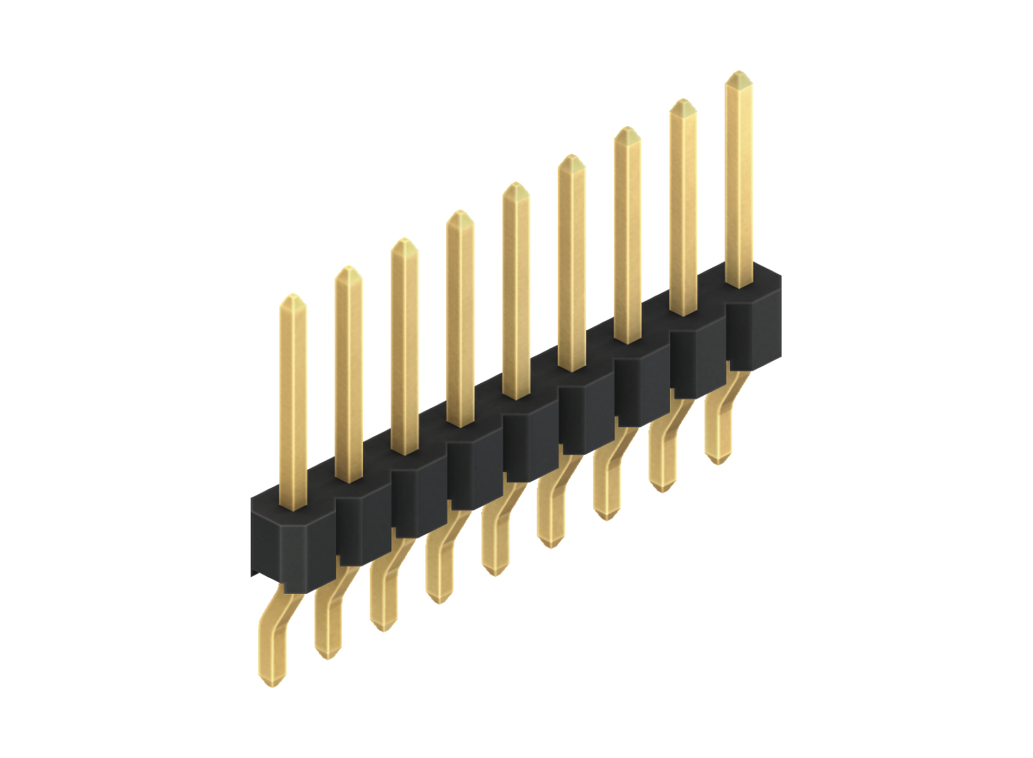 2.54mm Pin Header Single Row SMD Type(Low Profile Type) 2211R-XXG-SM